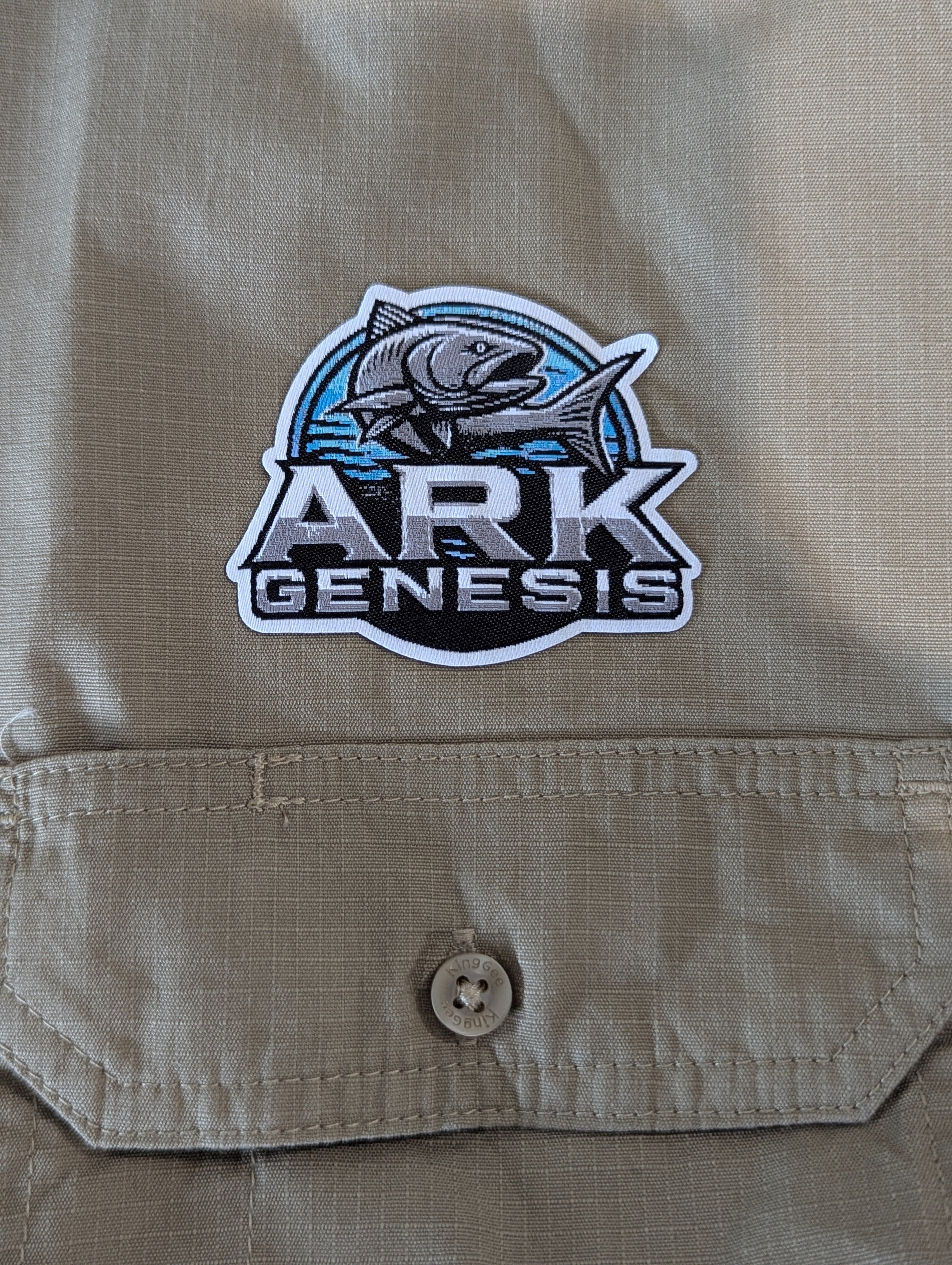 Ark Genesis™ Iron-On Embroidered Patch – 'The Beginning' Edition (5.8c